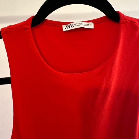 Zara | Dresses | Red Zara Dress | Poshmark